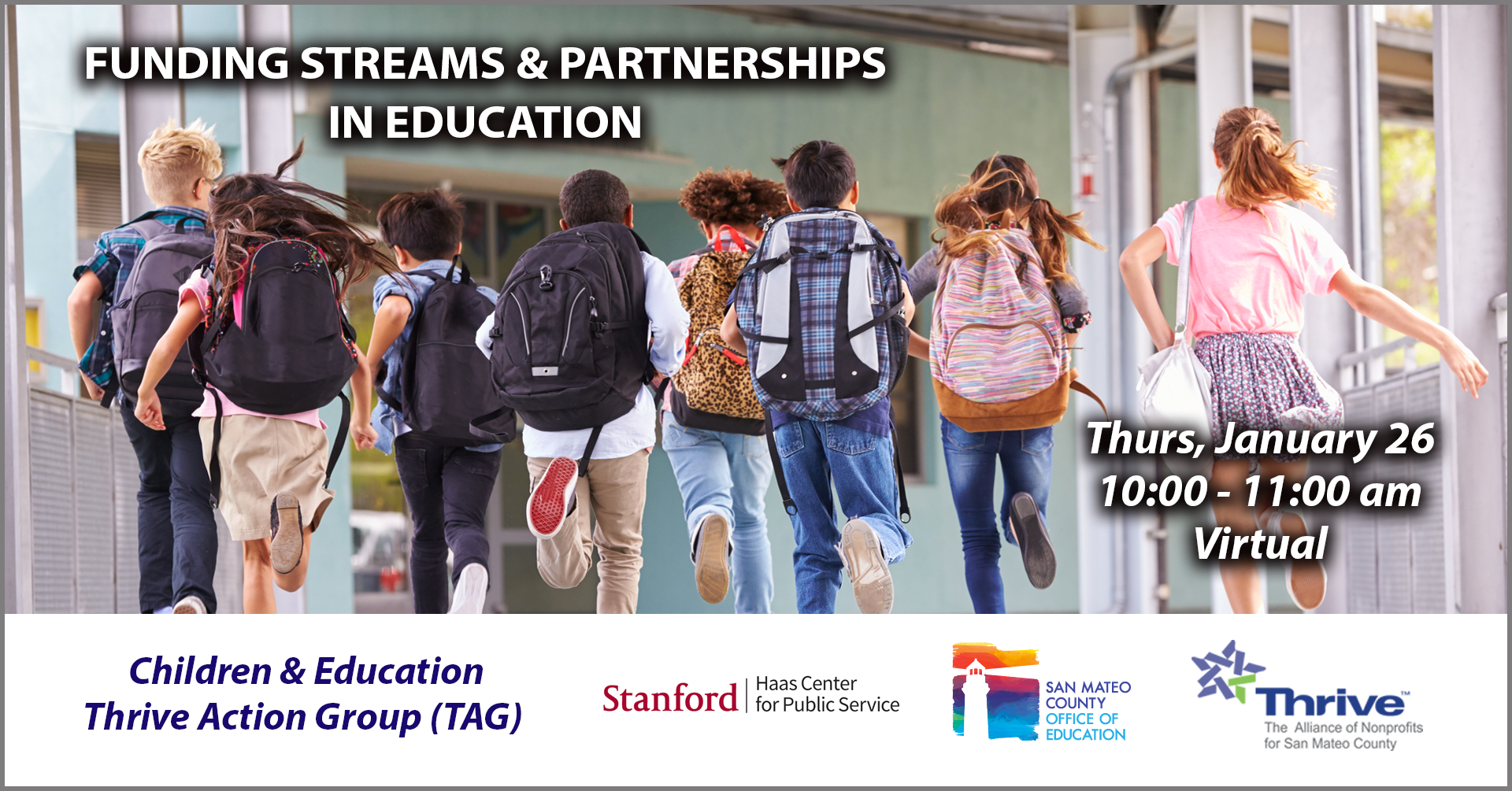 Children & Education Thrive Action Group (TAG) Funding Streams ...