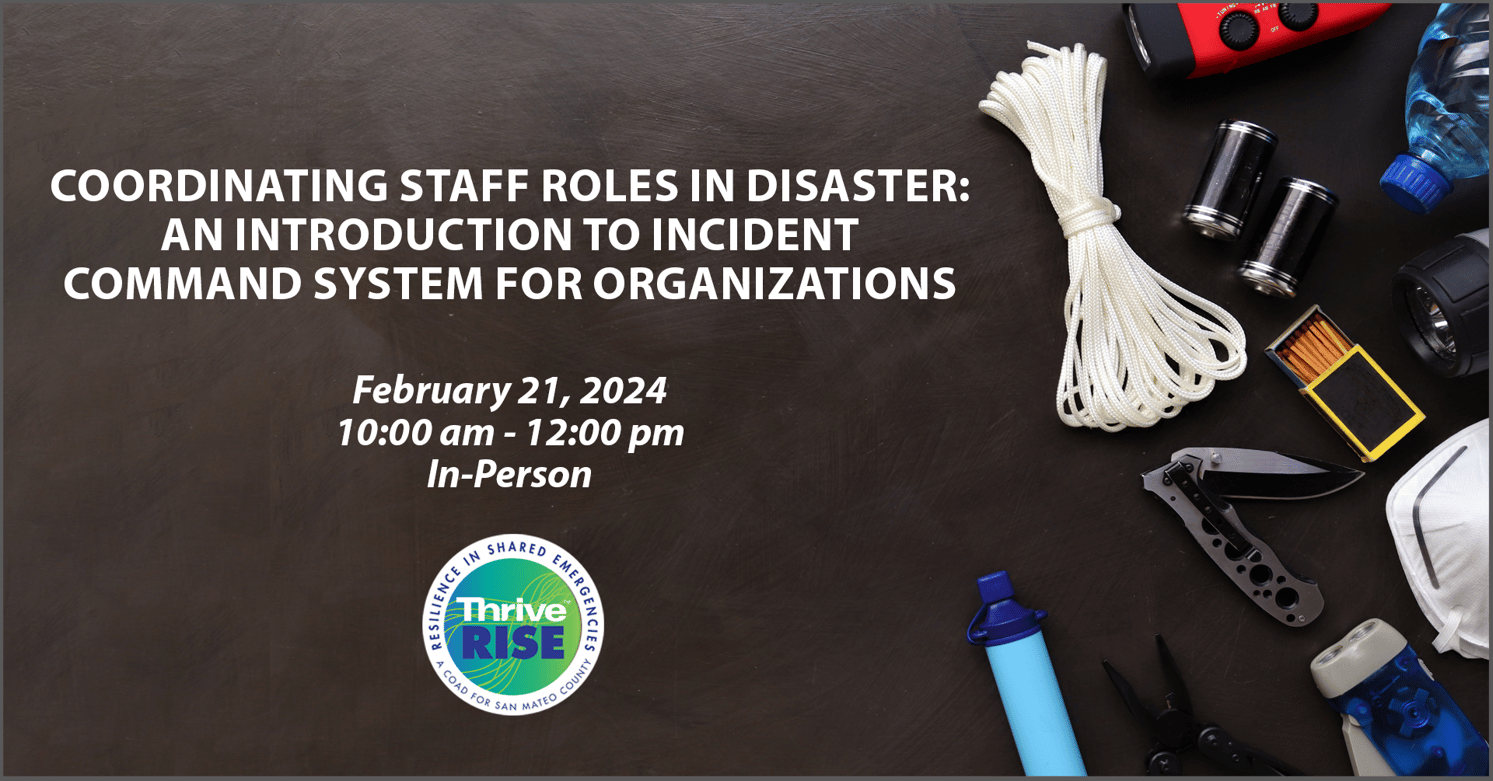 COAD: Coordinating Staff Roles in Disaster: An Introduction to Incident ...